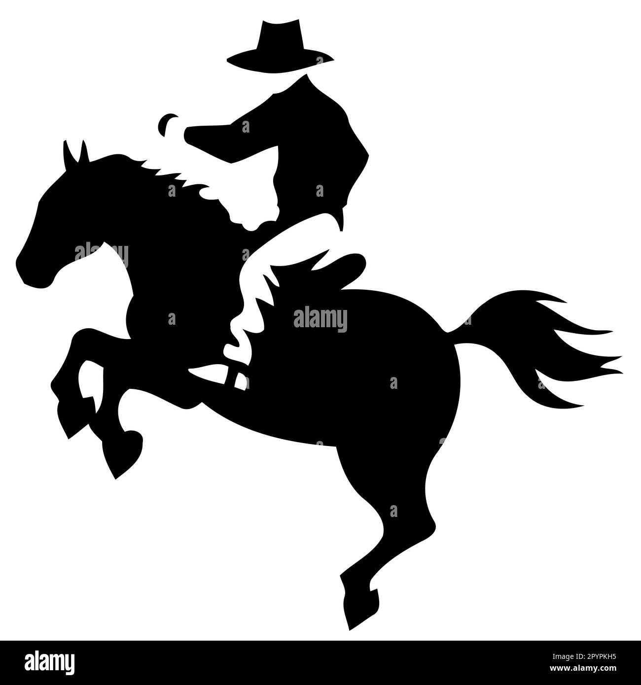 cowboy man riding a horse at a rodeo horse riding black and white ...