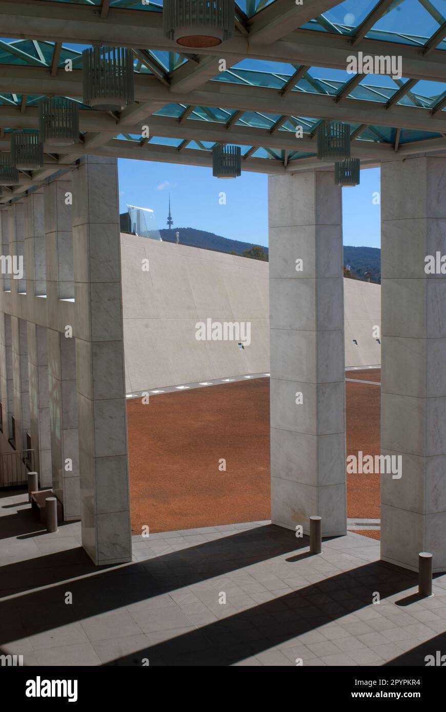 Entrance to Australia's Parliament House, Canberra, ACT Stock Photo - Alamy