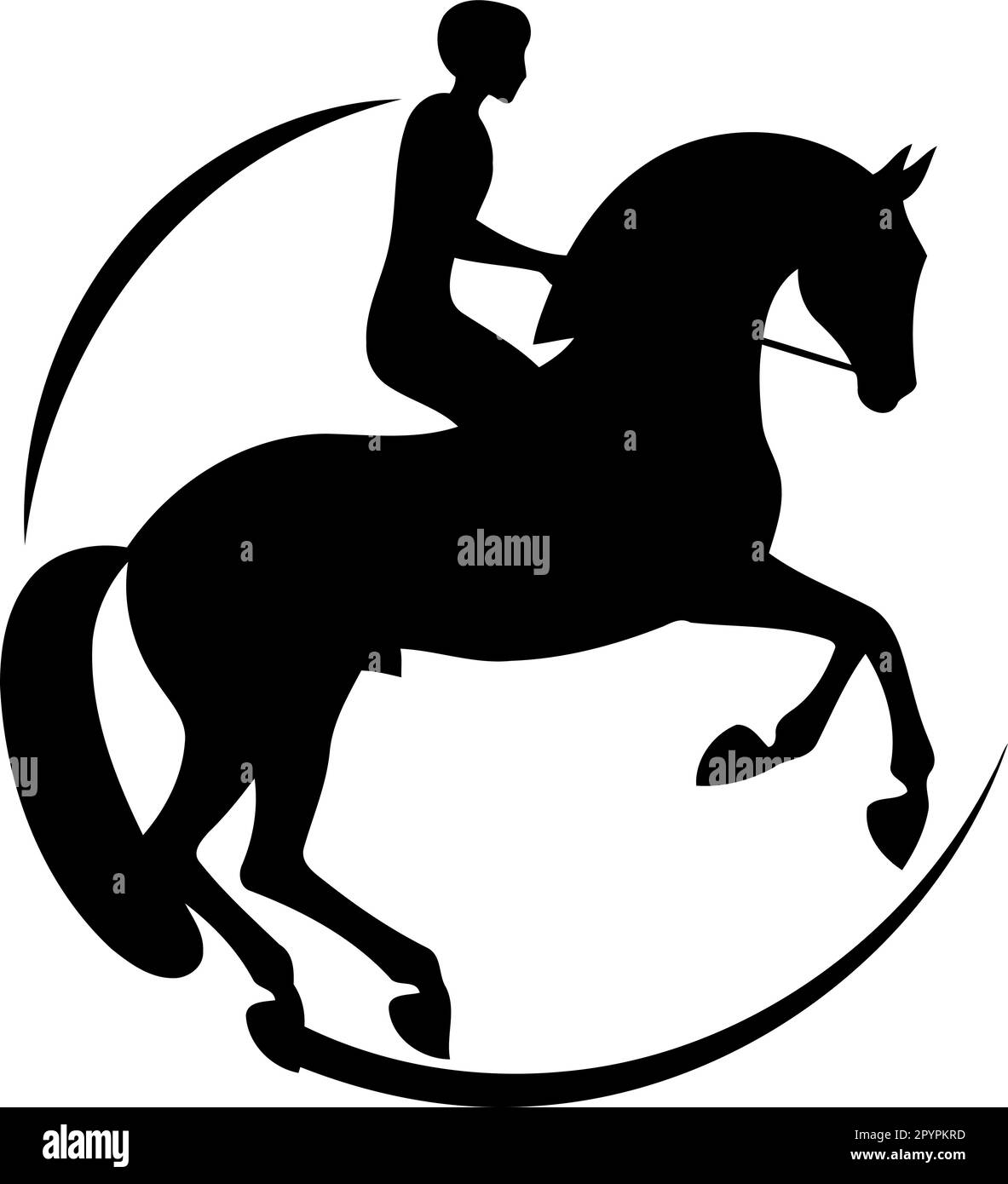 cowboy man riding a horse at a rodeo horse riding black and white ...