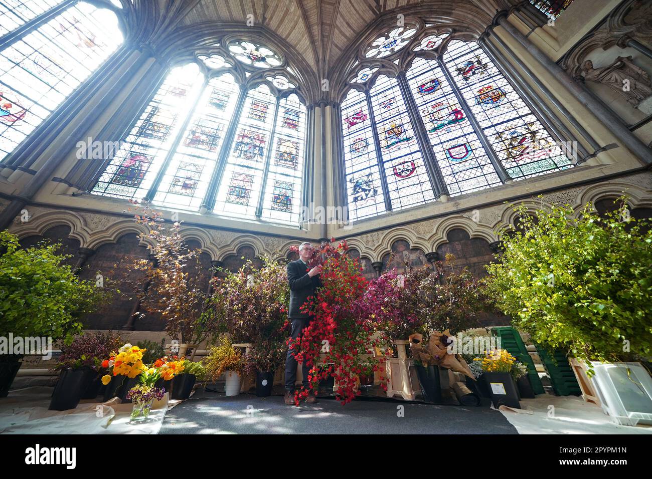 Florist Shane Connolly, who will be arranging the flowers within ...