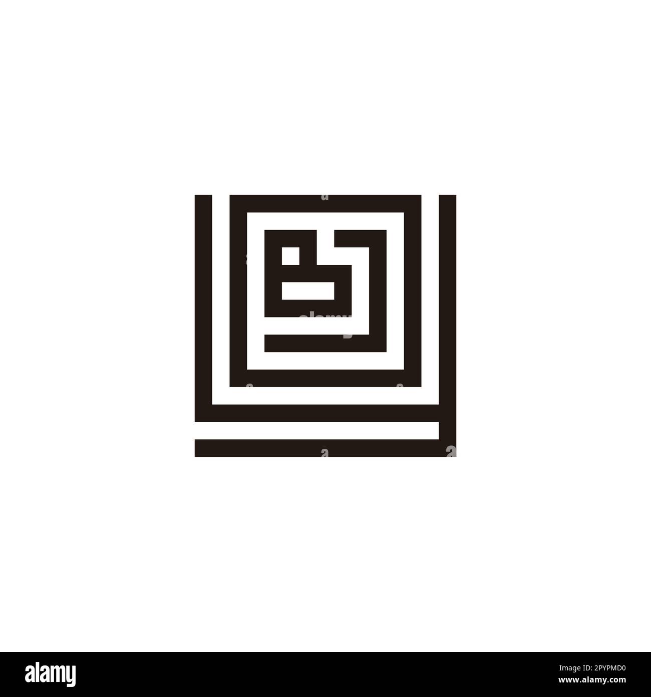 Letter y, O, J and B square geometric symbol simple logo vector Stock Vector Image & Art - Alamy
