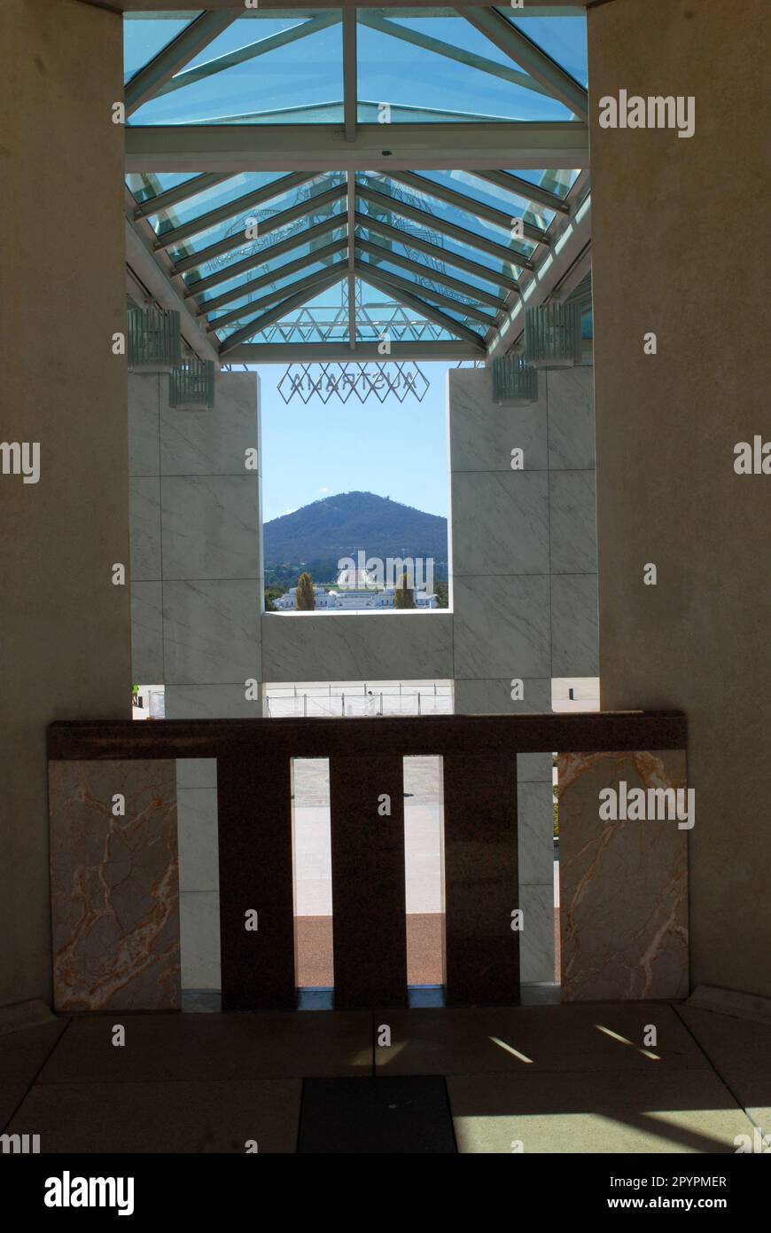 Entrance to Australia's Parliament House, Canberra, ACT Stock Photo - Alamy
