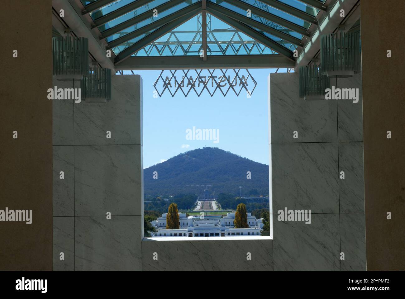 Entrance to Australia's Parliament House, Canberra, ACT Stock Photo - Alamy