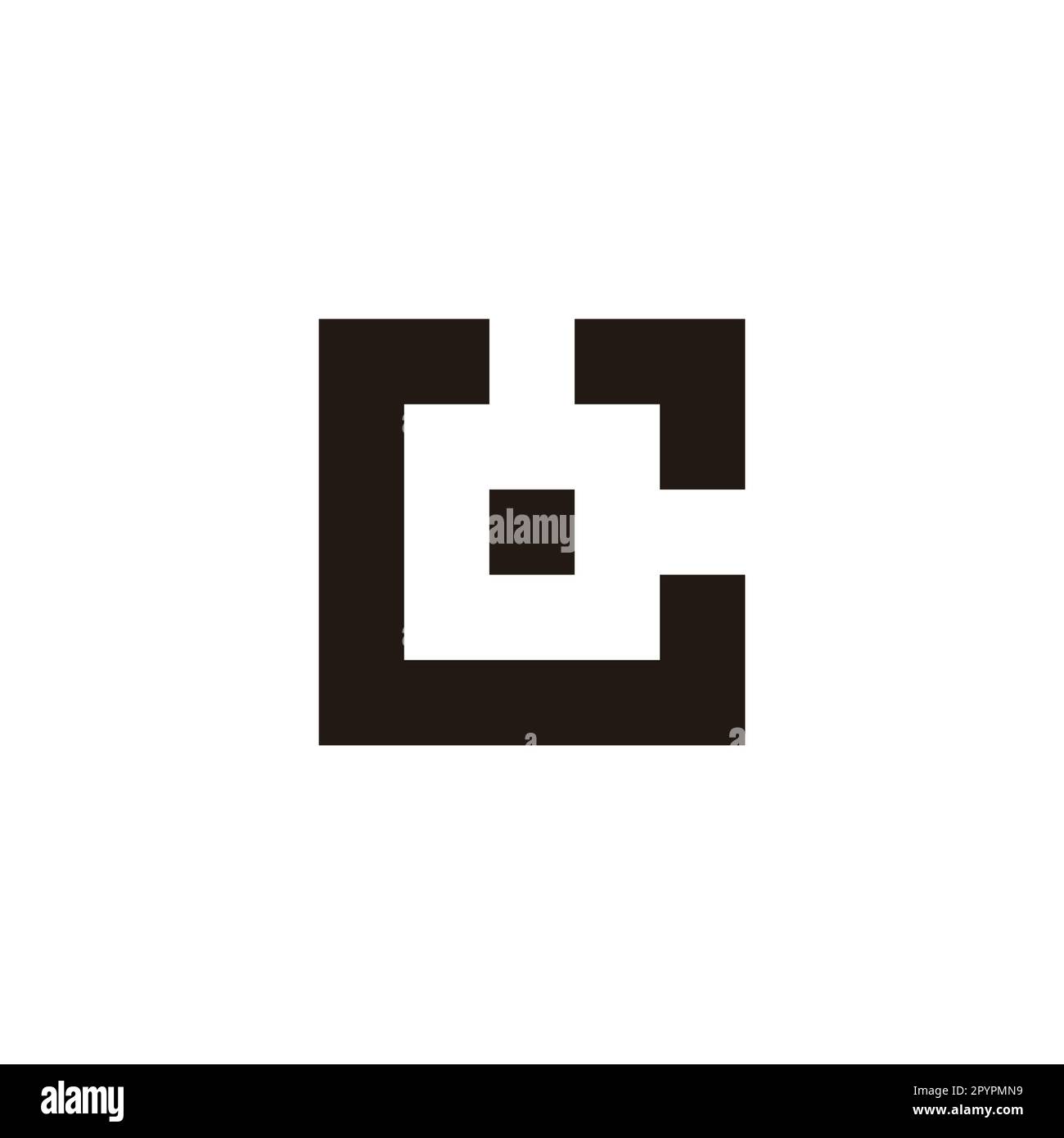 Simple elegant flat symbol logo design vector brand square Stock Vector ...