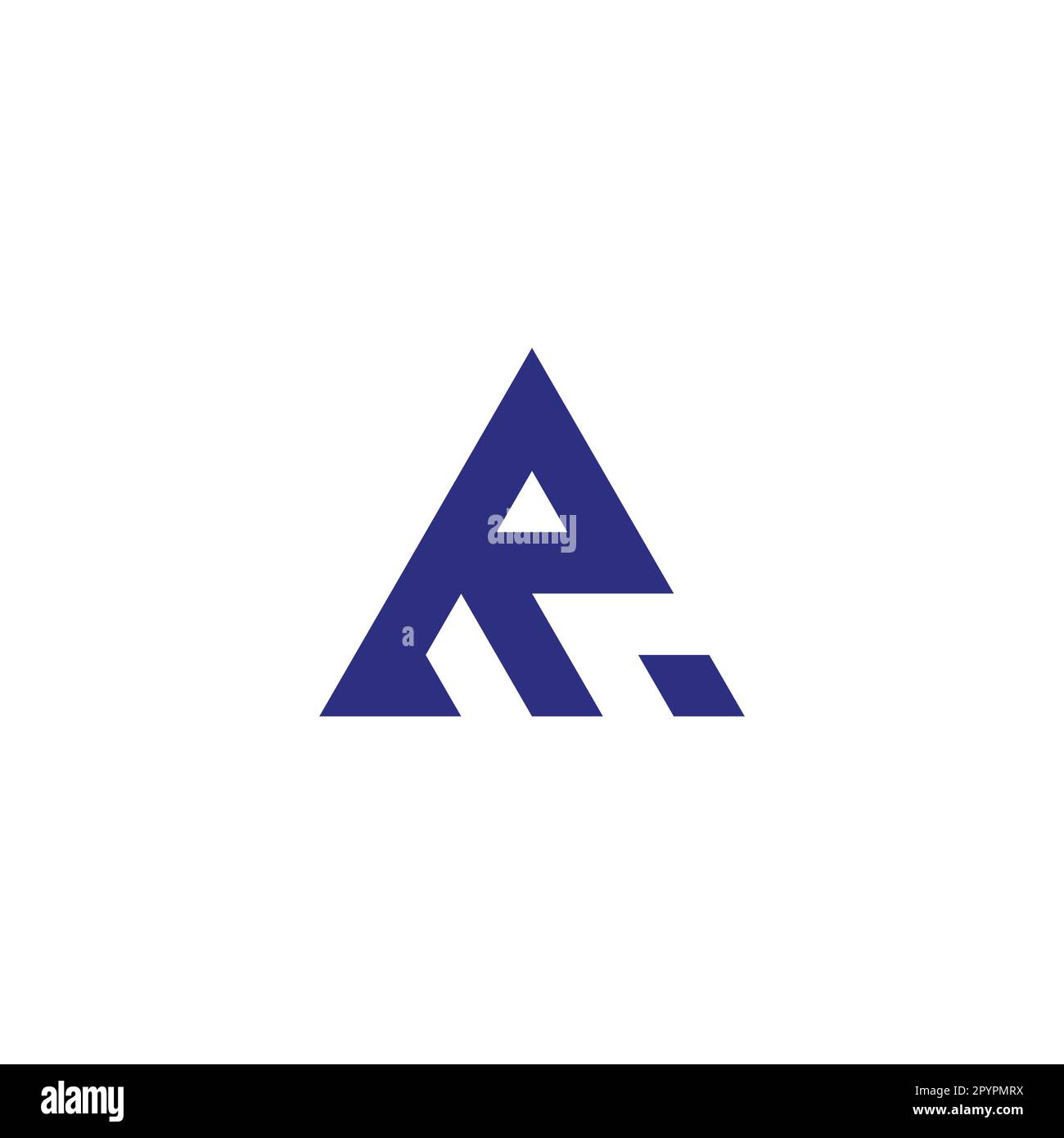 Letter R gem, triangle geometric symbol simple logo vector Stock Vector ...
