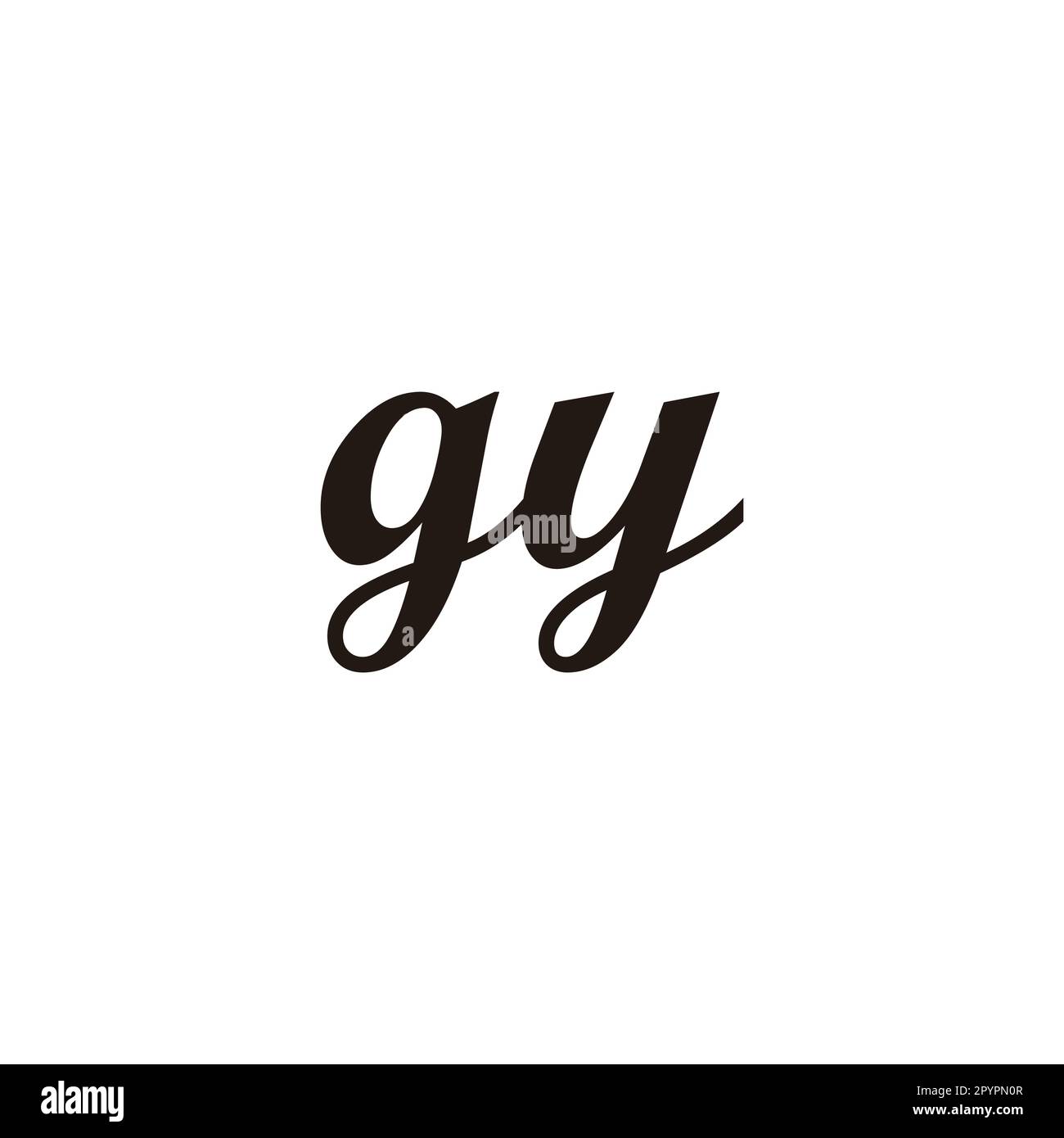 Letter gy connect geometric symbol simple logo vector Stock Vector ...