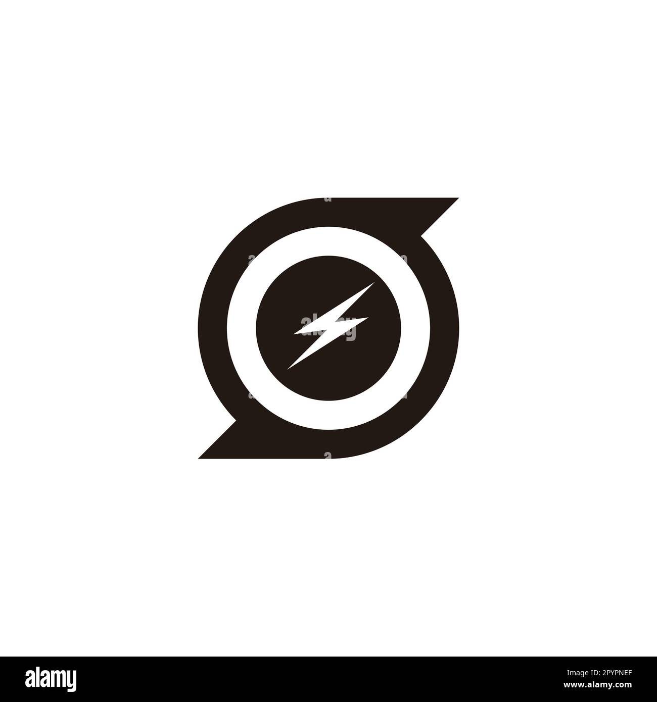 Letter S electric, lightning geometric symbol simple logo vector Stock ...
