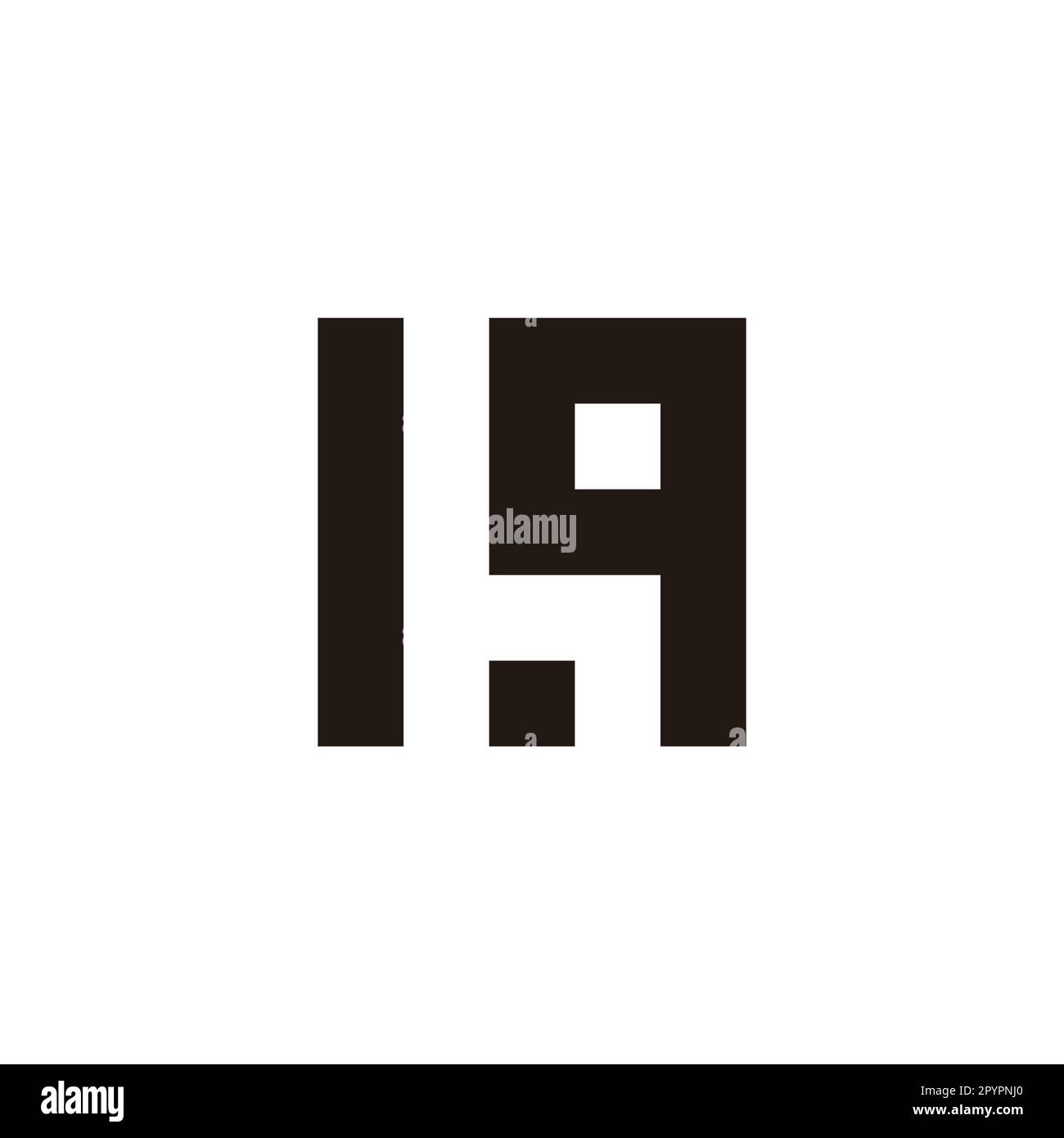 Letter hq square geometric symbol simple logo vector Stock Vector Image ...