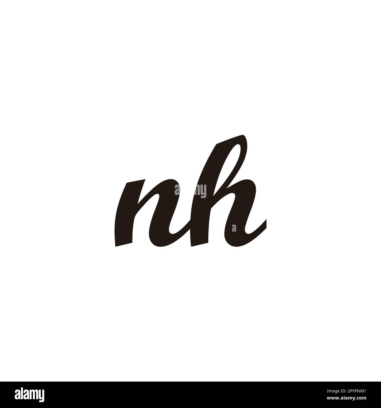 Letter nh connect geometric symbol simple logo vector Stock Vector Image & Art - Alamy
