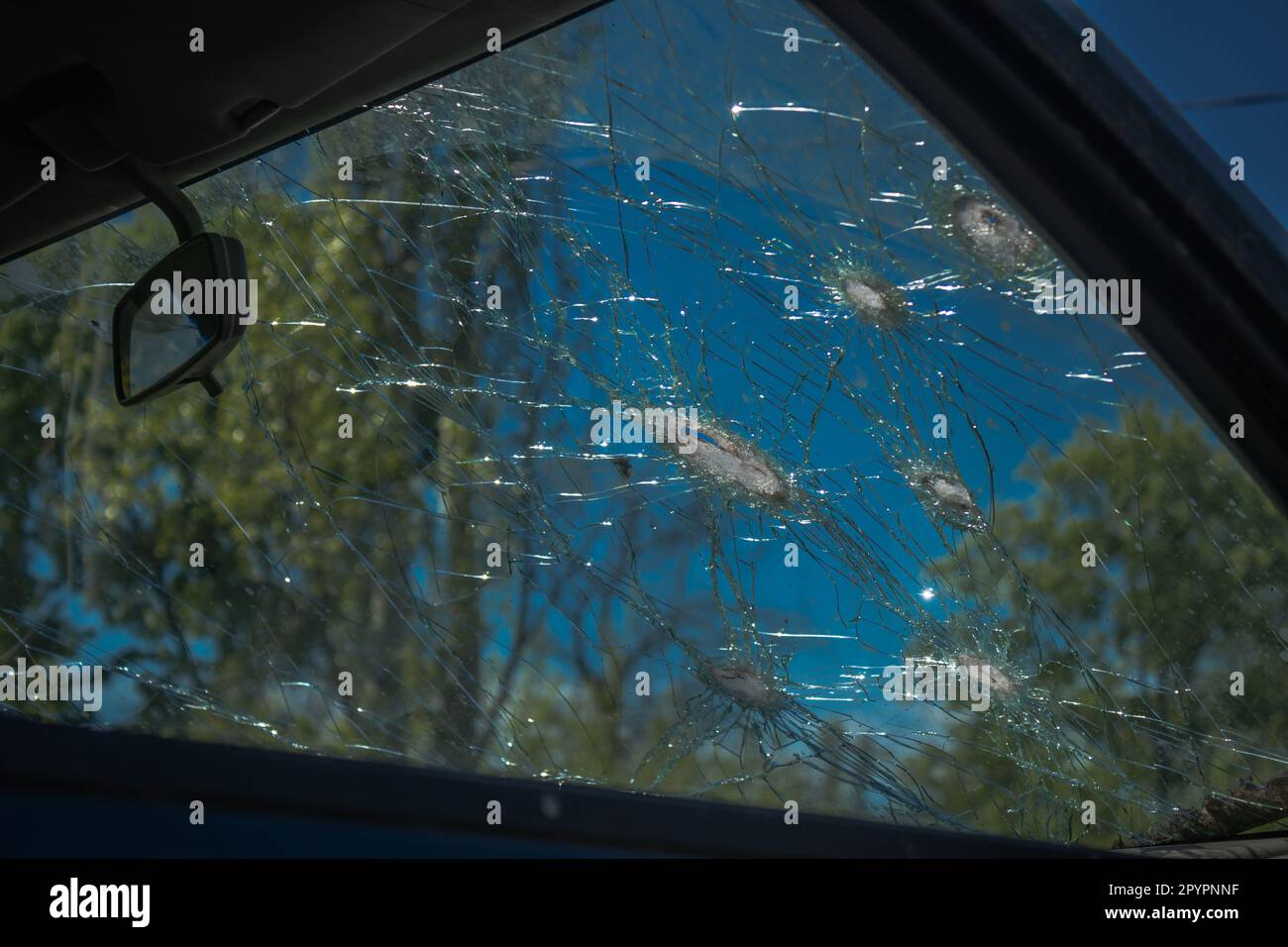 Evacuation of a Ukrainian combat vehicle damaged by shrapnel from the ...