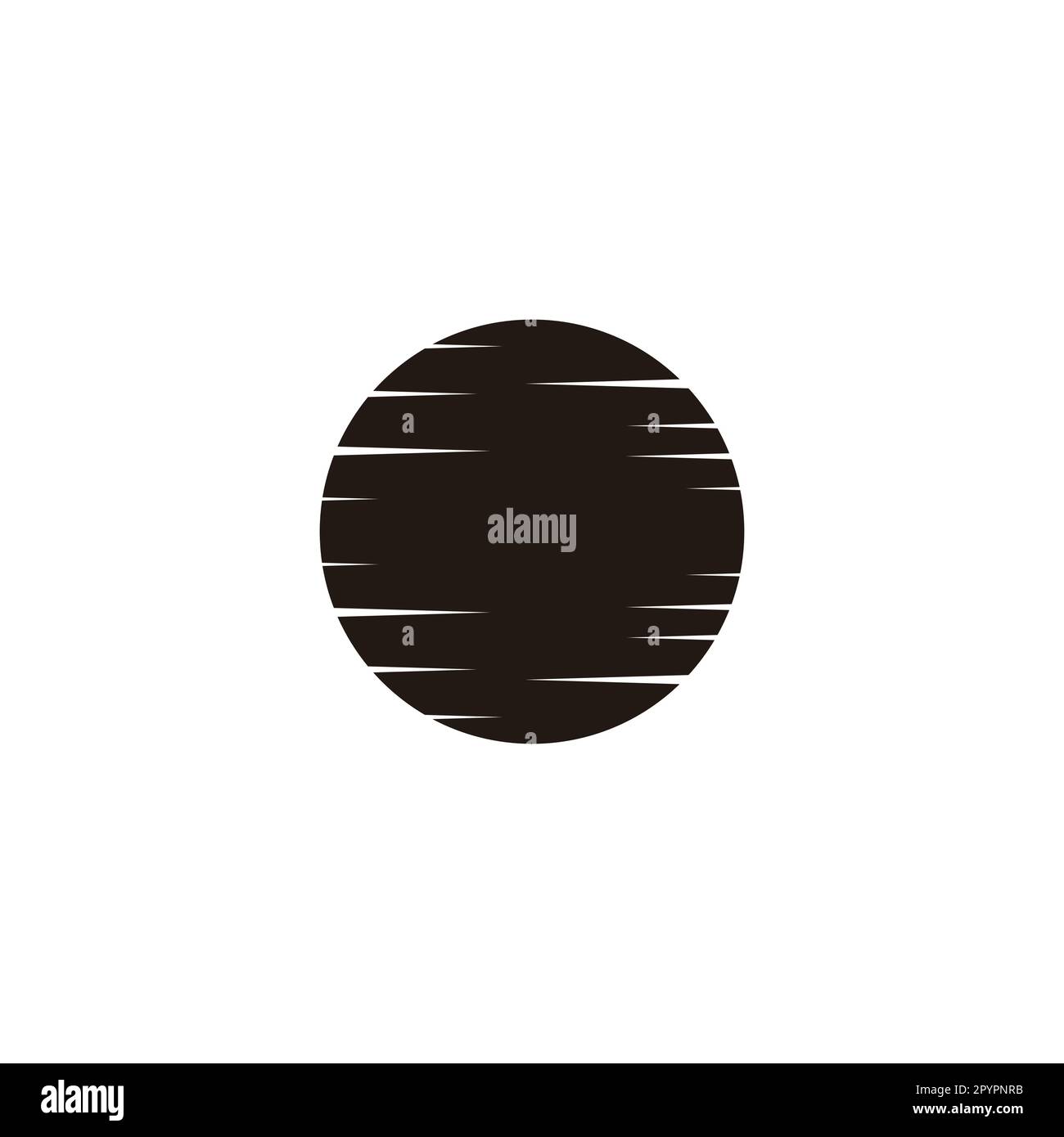 Moon, illustration geometric symbol simple logo vector Stock Vector ...