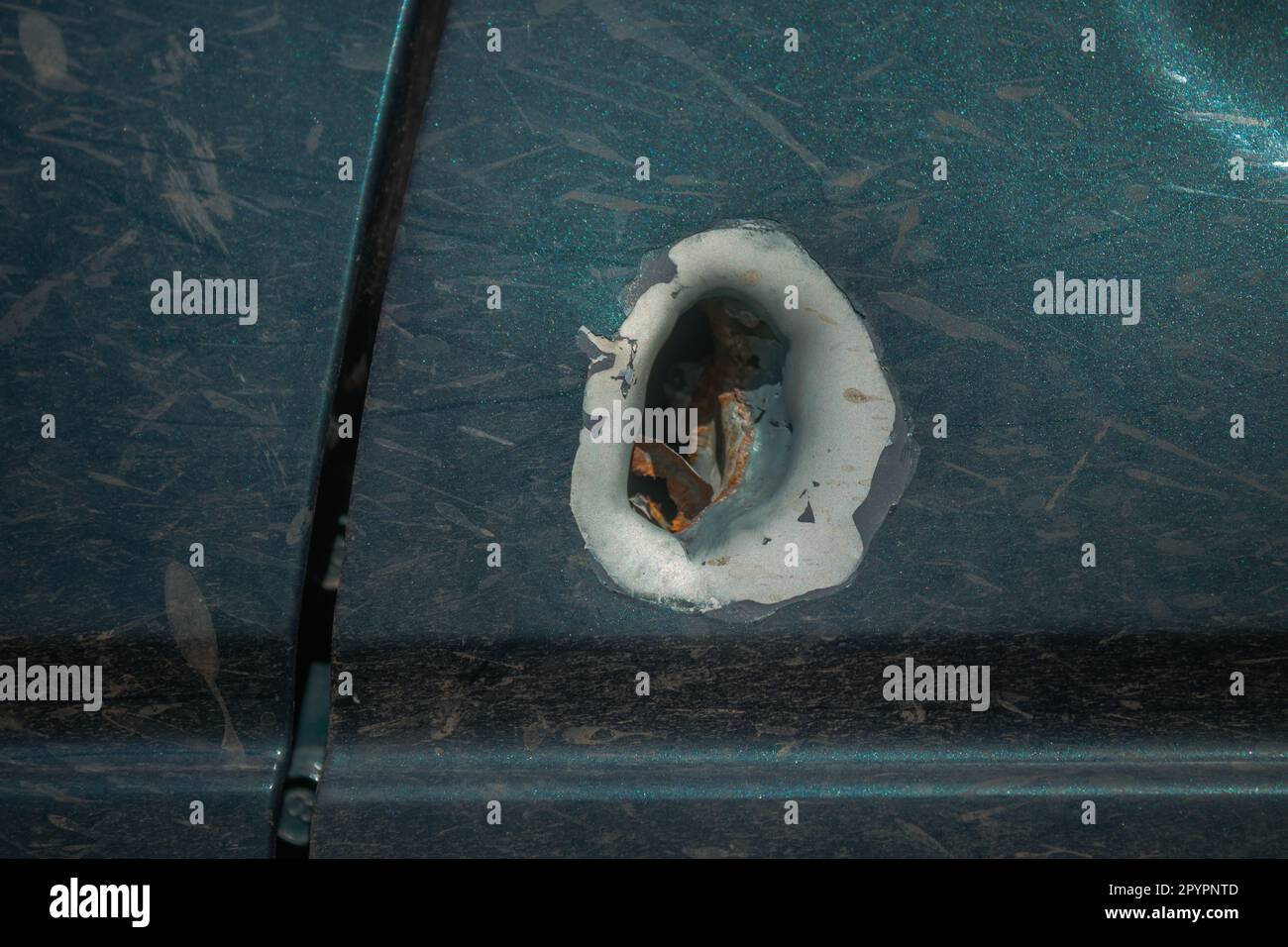 Evacuation of a Ukrainian combat vehicle damaged by shrapnel from the ...