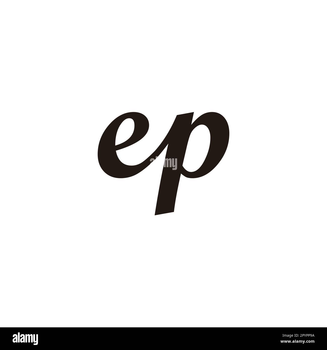 Letter ep connect geometric symbol simple logo vector Stock Vector ...