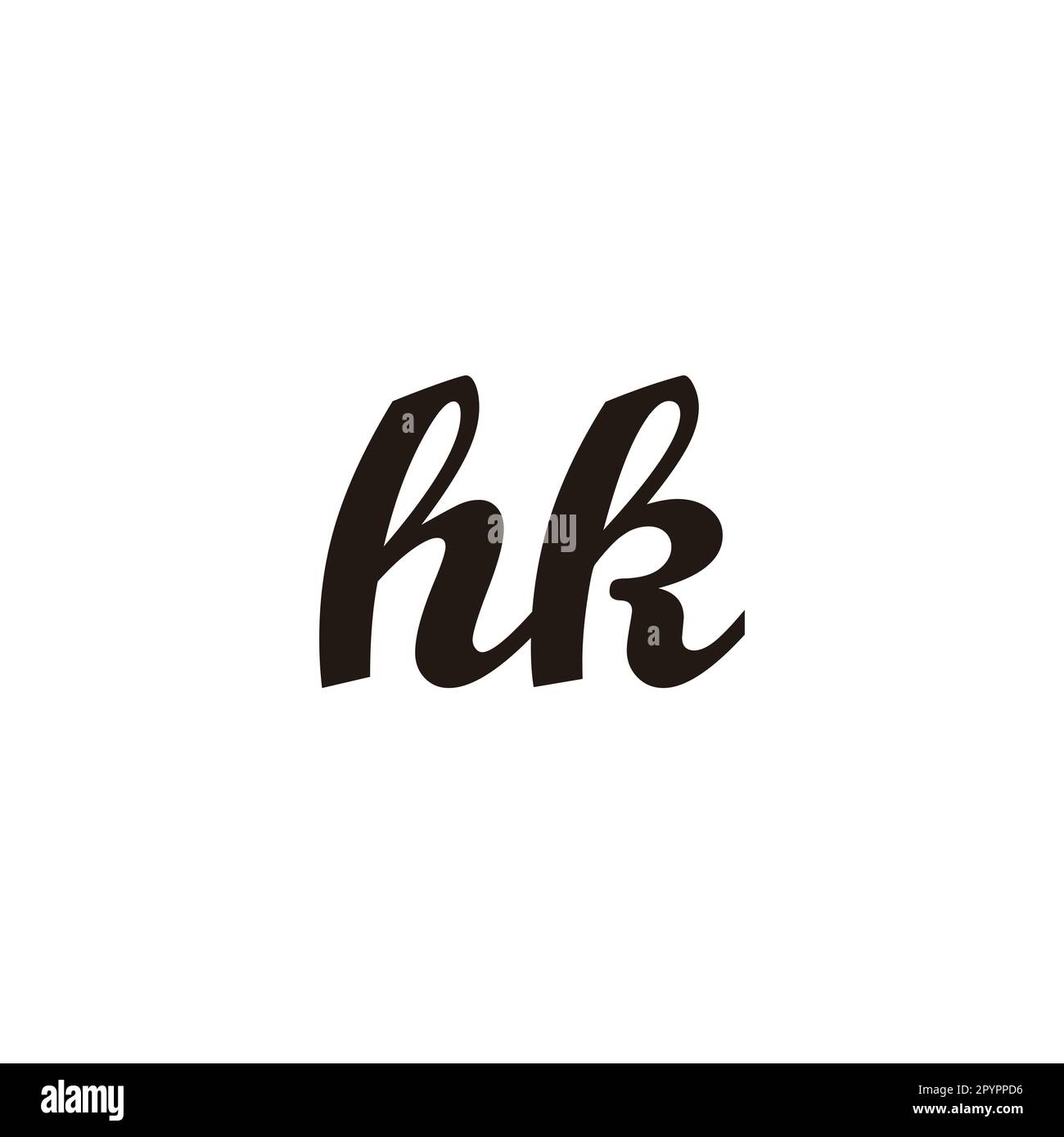 Letter hk connect geometric symbol simple logo vector Stock Vector ...