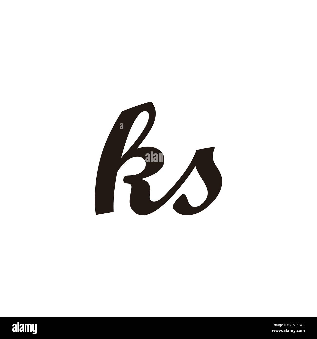 Letter Ks connect geometric symbol simple logo vector Stock Vector ...