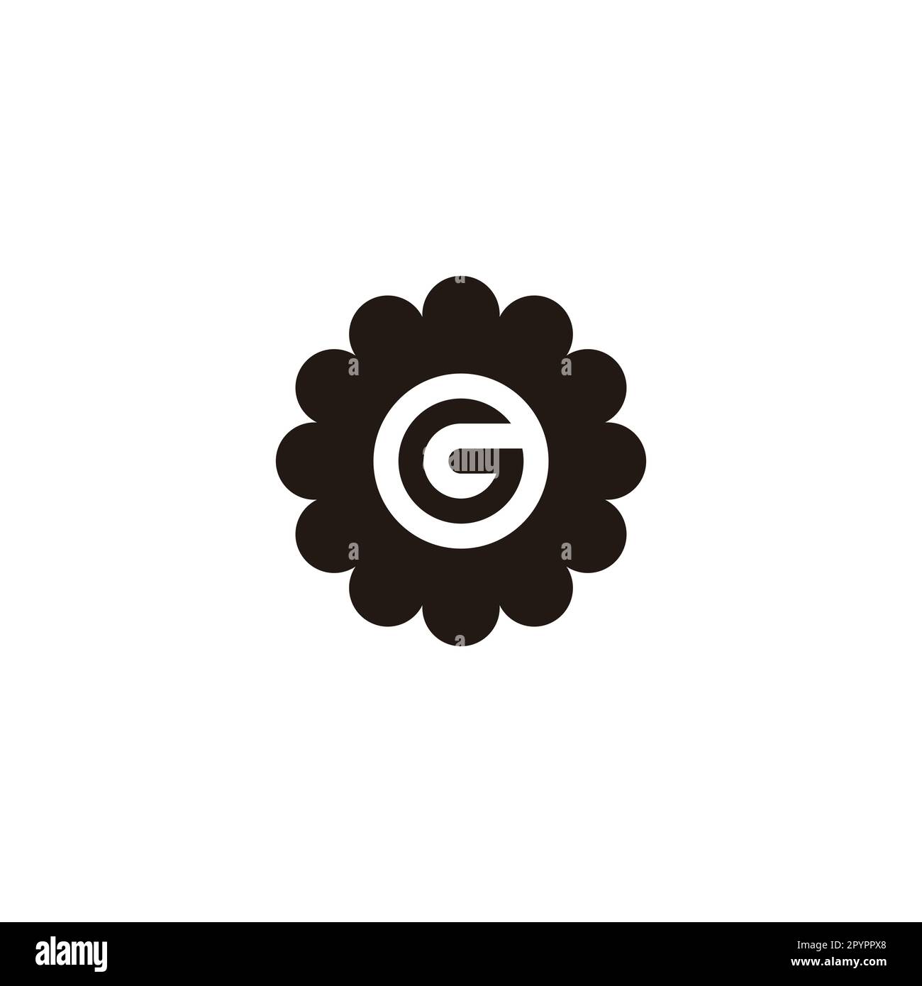 G flower logo Cut Out Stock Images & Pictures - Alamy