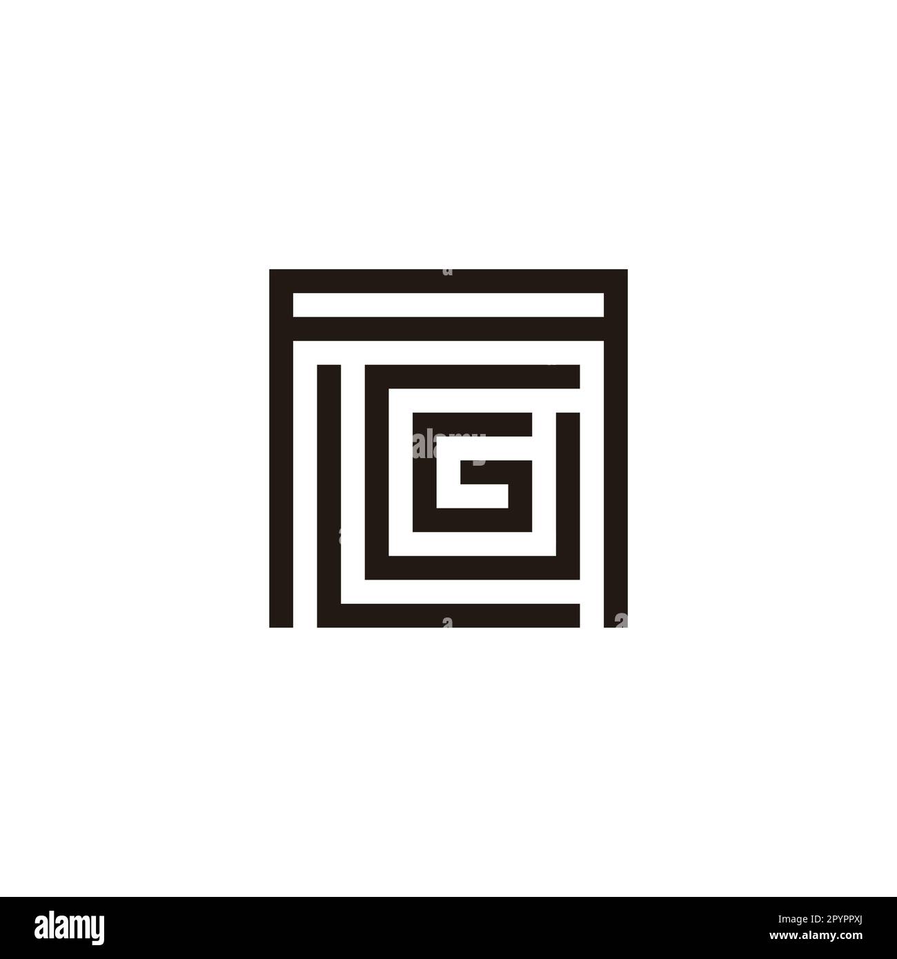 Letter A, L, G and G square geometric symbol simple logo vector Stock Vector Image & Art - Alamy