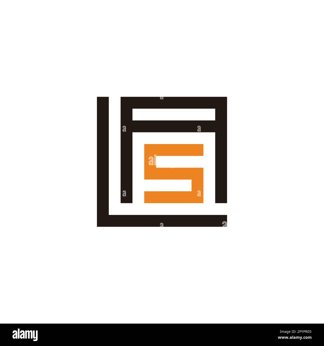 Letter L A And S Square Geometric Symbol Simple Logo Vector Stock Vector Image And Art Alamy 