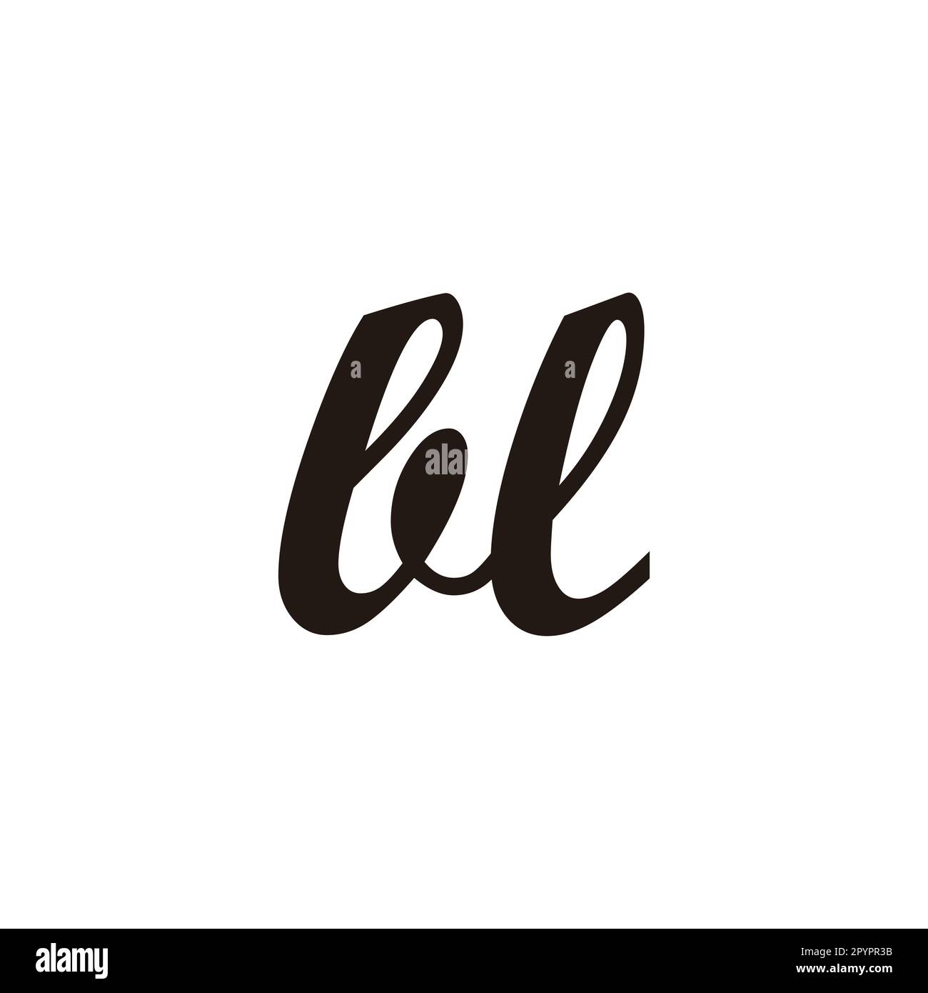 Letter bL connect geometric symbol simple logo vector Stock Vector Image & Art - Alamy