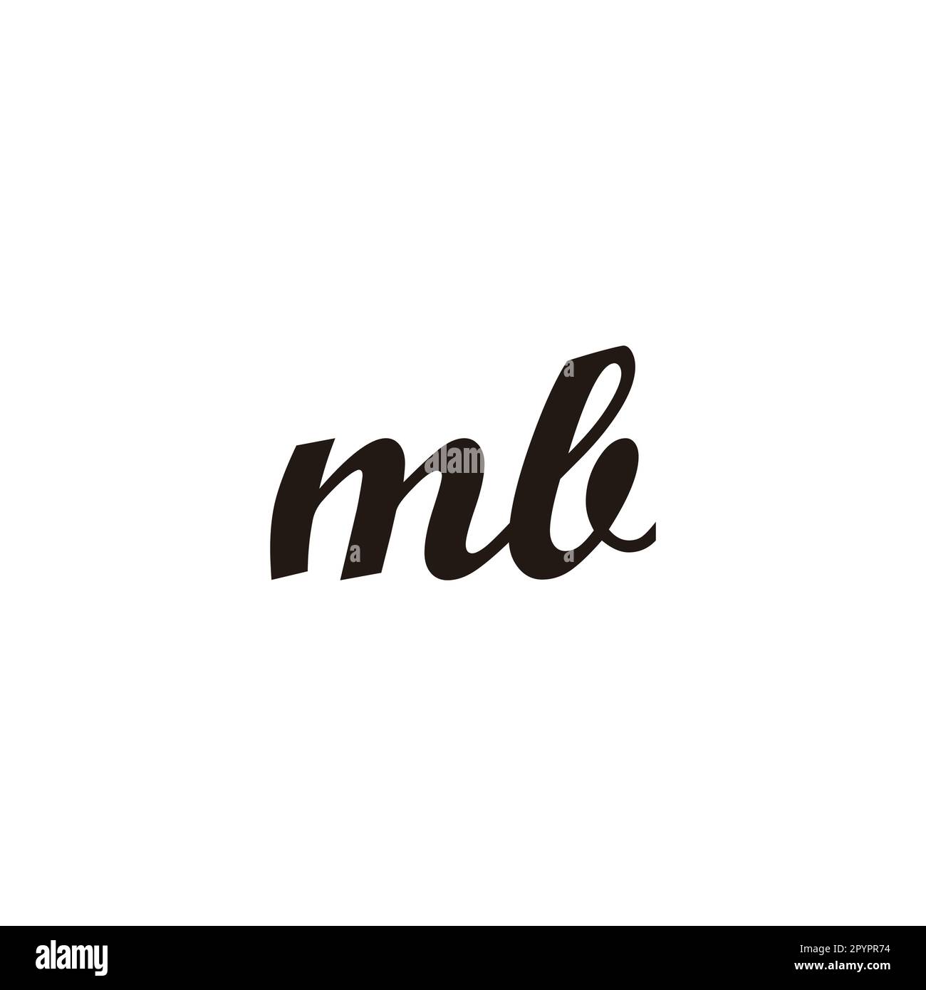 Letter mb connect geometric symbol simple logo vector Stock Vector ...