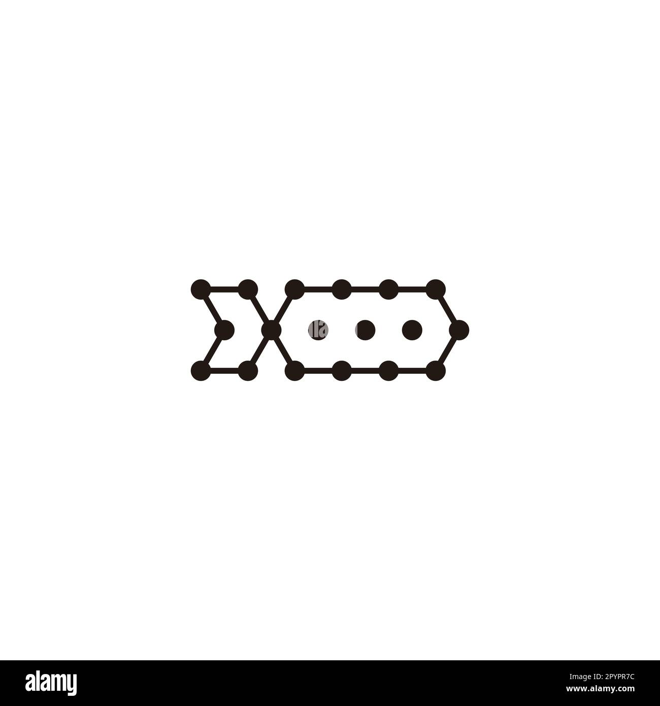 Bullet, bomb molecules geometric symbol simple logo vector Stock Vector ...