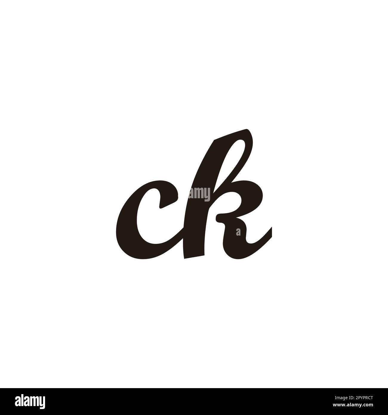 Letter ck connect geometric symbol simple logo vector Stock Vector ...