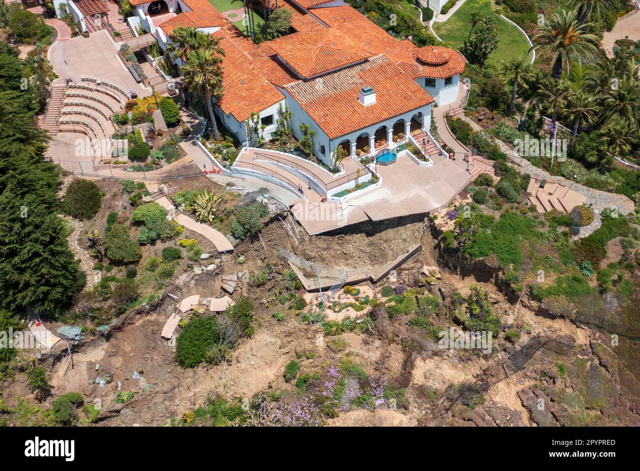 May 4 2023 San Clemente California Usa Aerial View Hillside Below