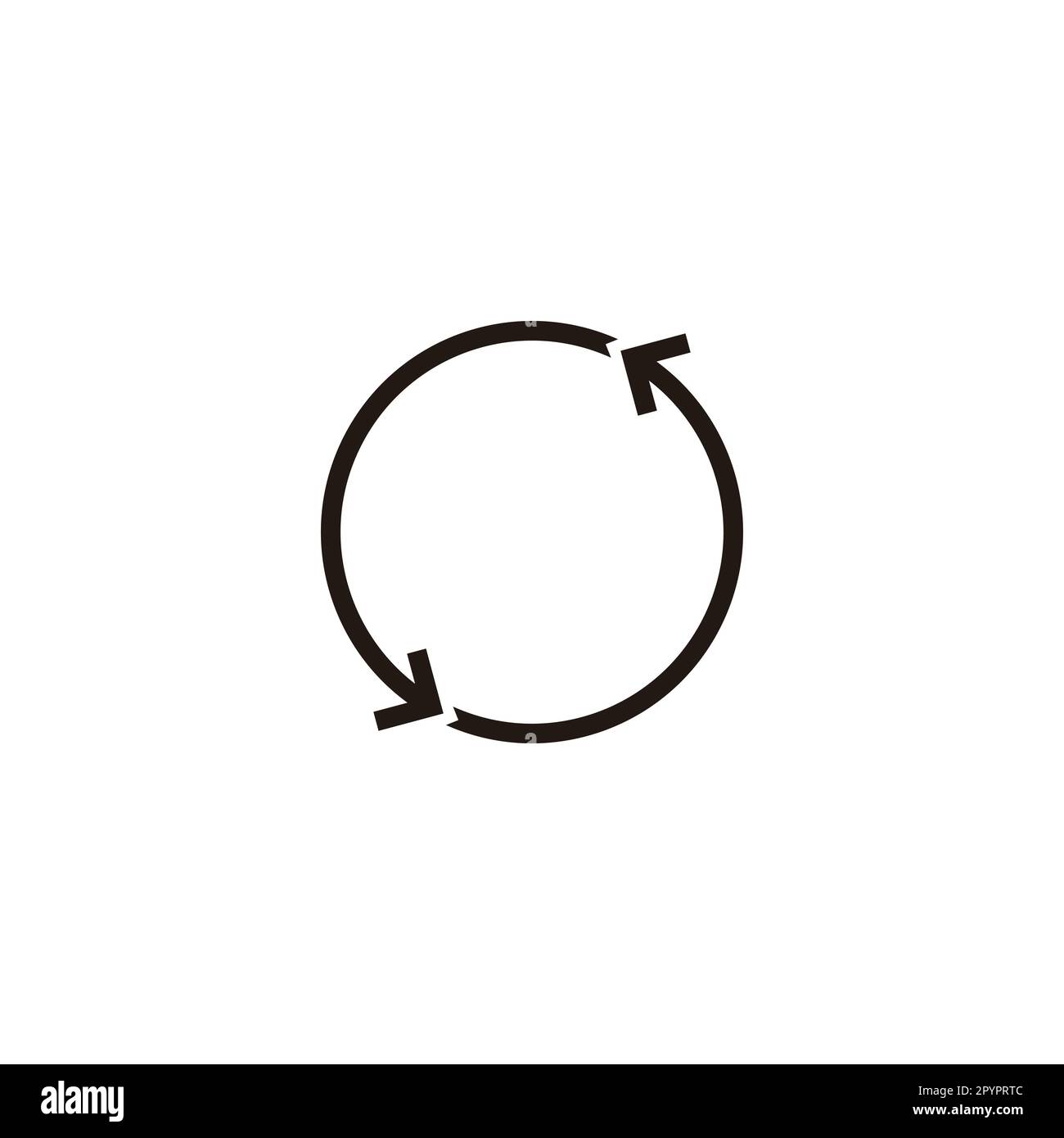 Two line, rounded geometric symbol simple logo vector Stock Vector ...