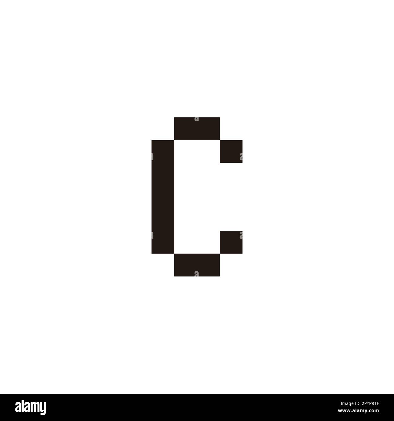 Letter C squares geometric symbol simple logo vector Stock Vector Image ...