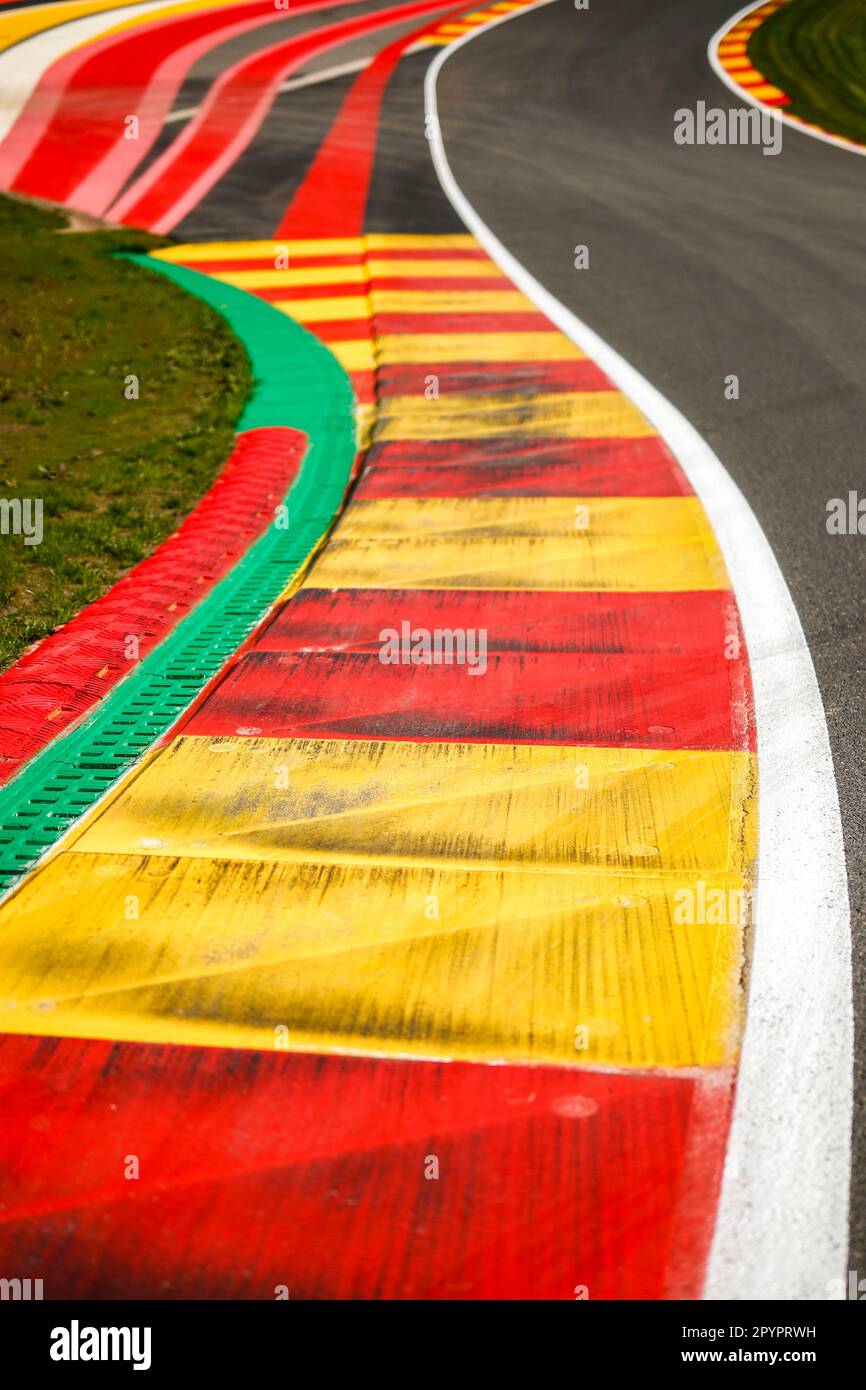 6 Hours of Spa Francorchamps, Eau Rouge Stock Photo - Alamy