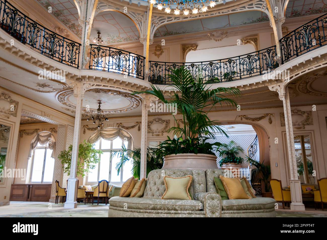 Monte Carlo, Monaco, wide angle view, interior Design, Luxury Hotel ...