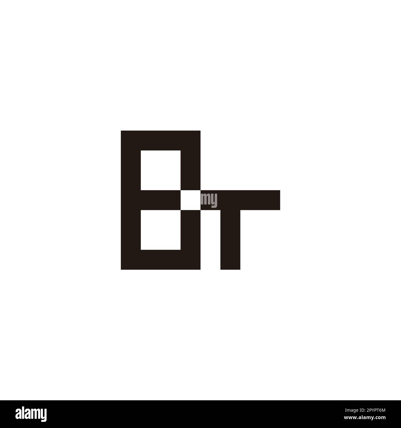 Letter ET square geometric symbol simple logo vector Stock Vector Image ...