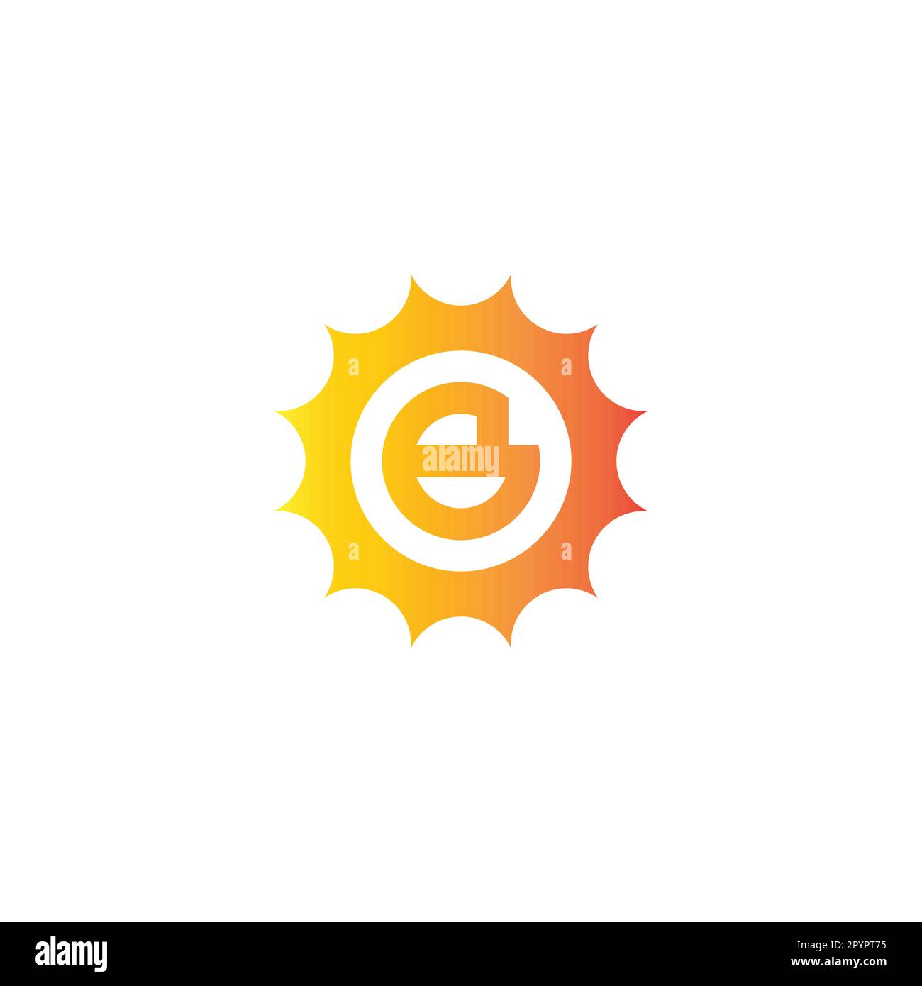 Letter B in sun geometric symbol simple logo vector Stock Vector Image ...