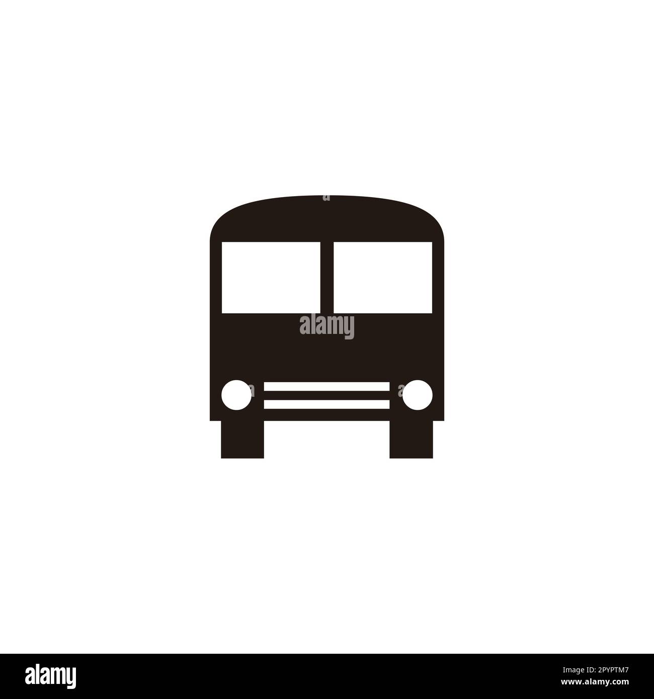 Bus, transport geometric symbol simple logo vector Stock Vector Image ...