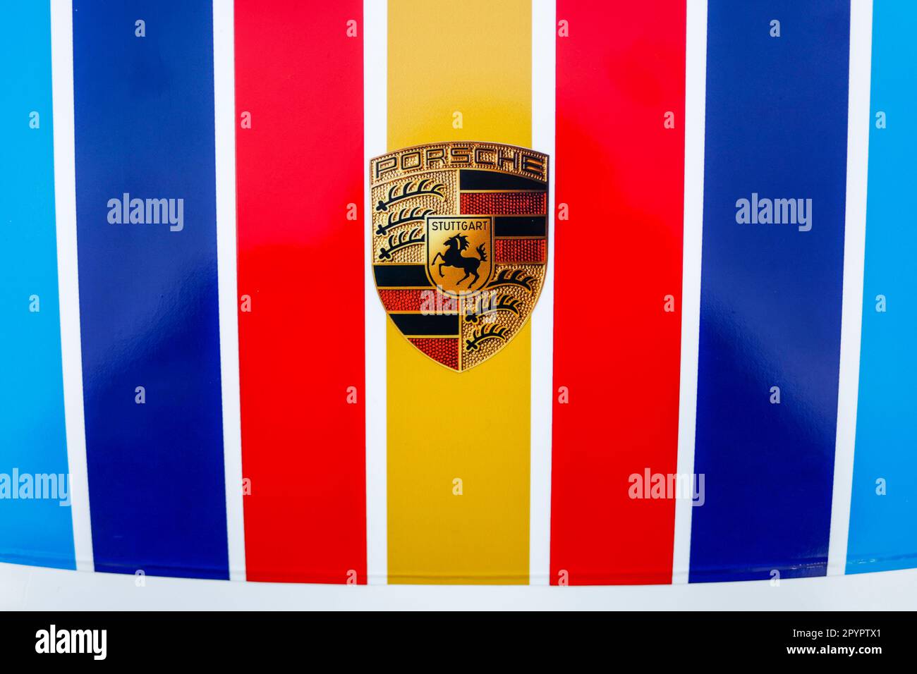 Porsche 963, Porsche Penske Motorsport, presentation of special design Le Mans 2023, reveal ...