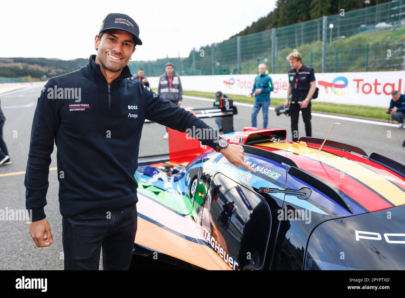 Porsche 963, Porsche Penske Motorsport, presentation of special design Le Mans 2023, reveal ...