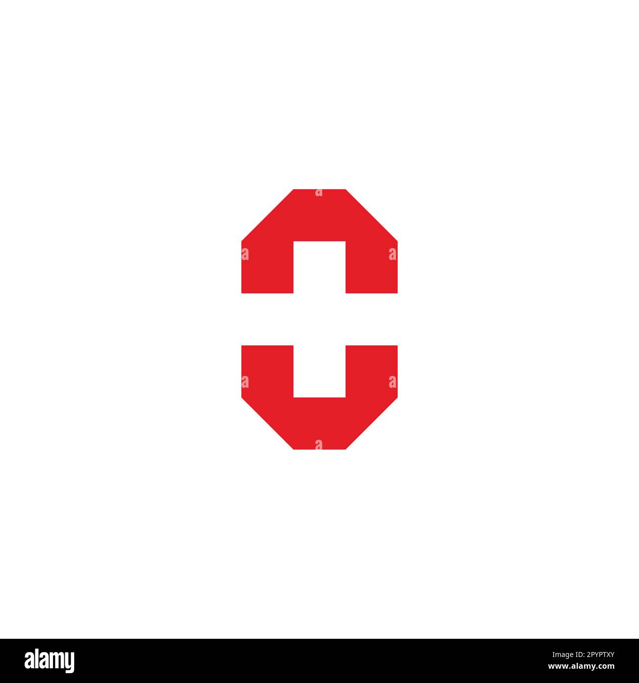 Letter o plus, square geometric symbol simple logo vector Stock Vector ...