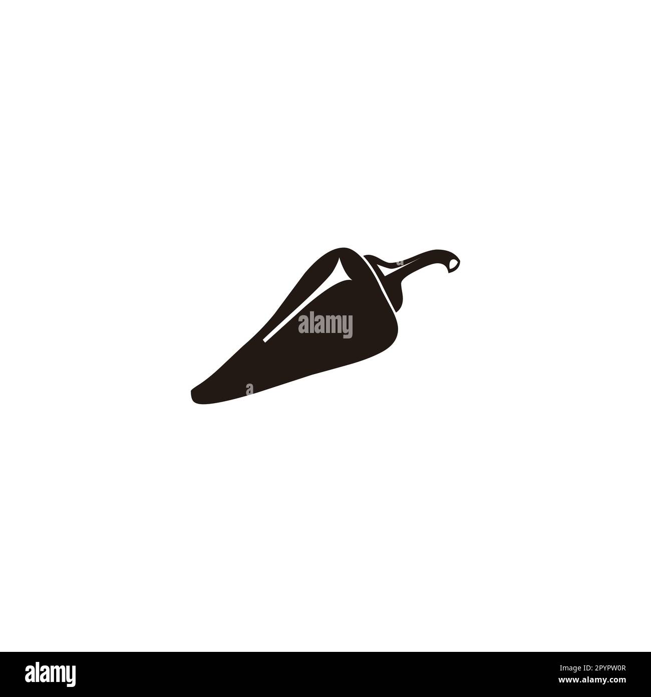 Chili geometric symbol simple logo vector Stock Vector Image & Art - Alamy