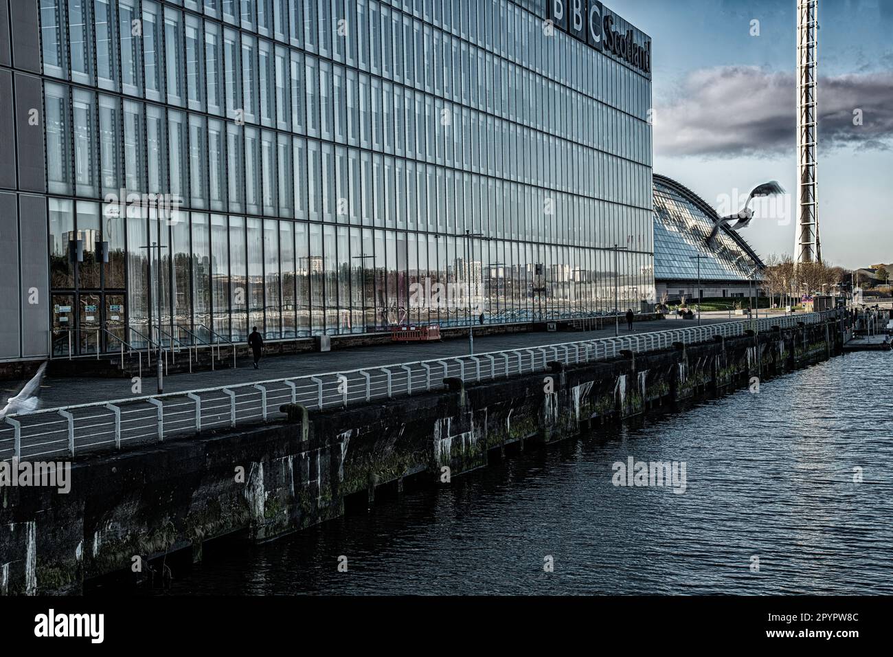 BBC Scotland Glasgow Clyde side Stock Photo - Alamy