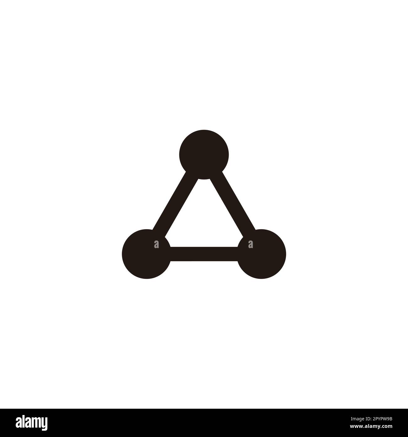 Letter A elements, triangle geometric symbol simple logo vector Stock ...