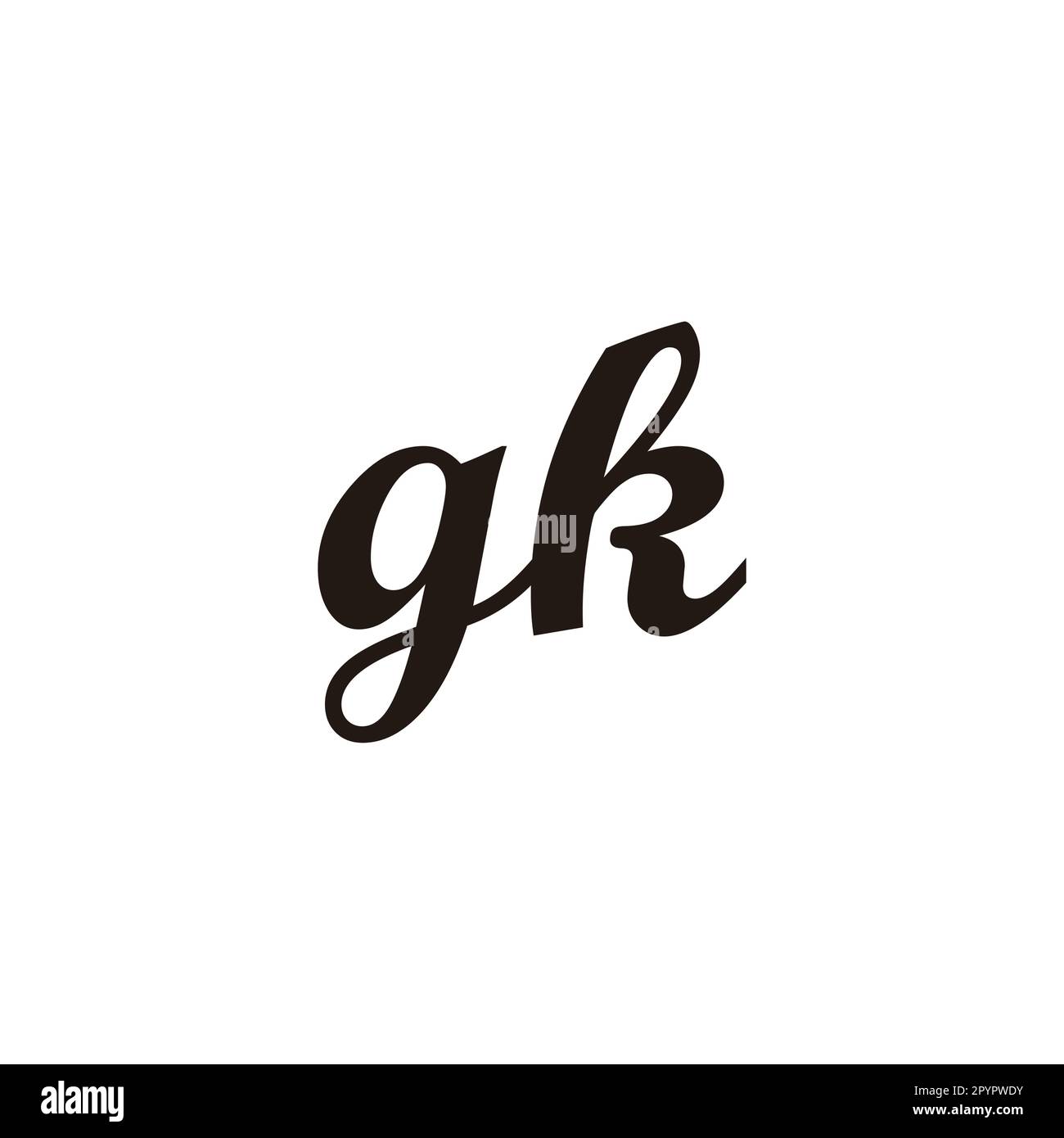 Letter gk connect geometric symbol simple logo vector Stock Vector Image & Art - Alamy