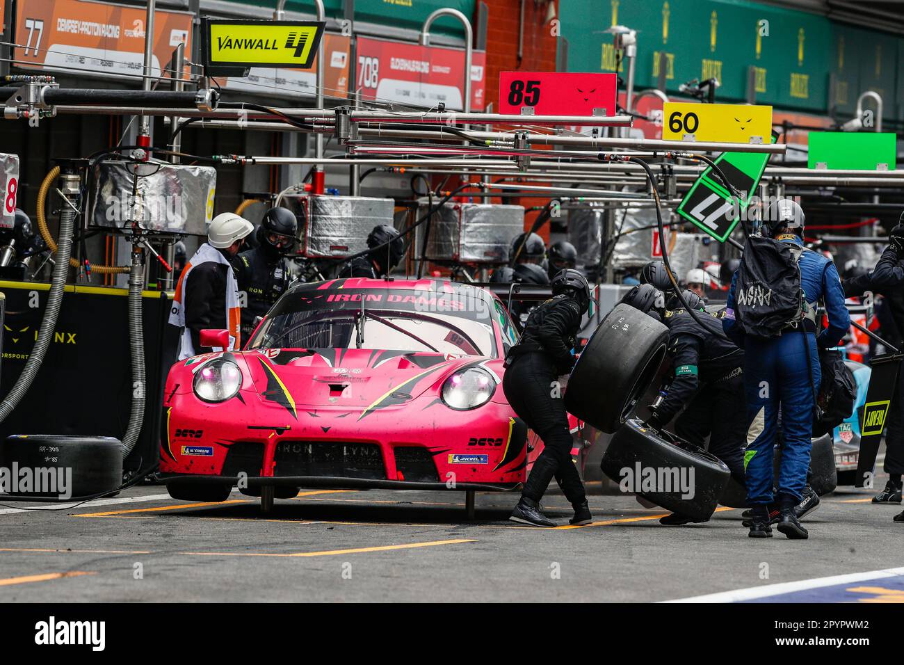 Porsche 911 RSR, Iron Dames (#85), Sarah Bovy (B), Rahel Frey (CH ...