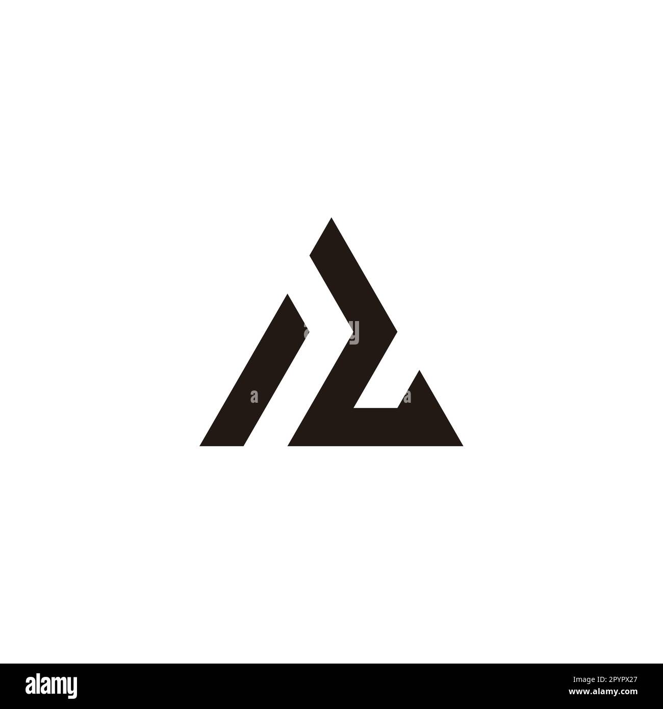 Letter Nd dN N d triangle geometric symbol simple logo vector Stock Vector Image & Art - Alamy