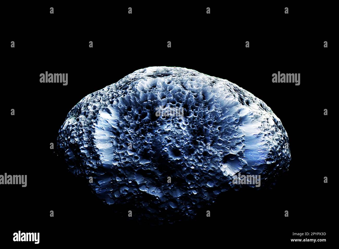 An asteroid in outer space. Elements of this image furnished NASA. High ...