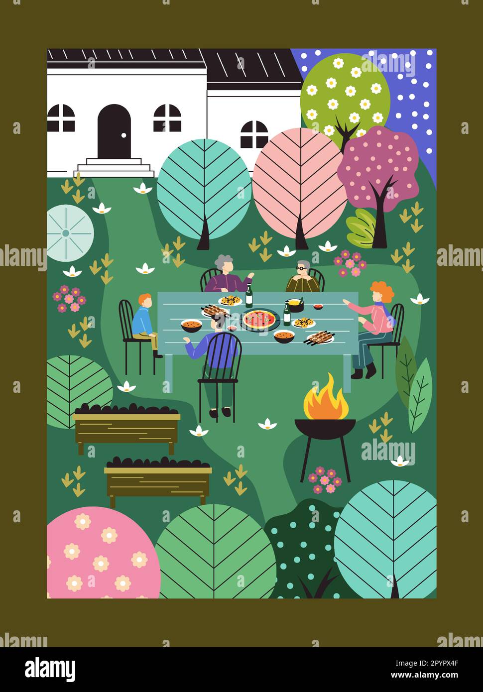 Posters with nature landscape Stock Vector Image & Art - Alamy