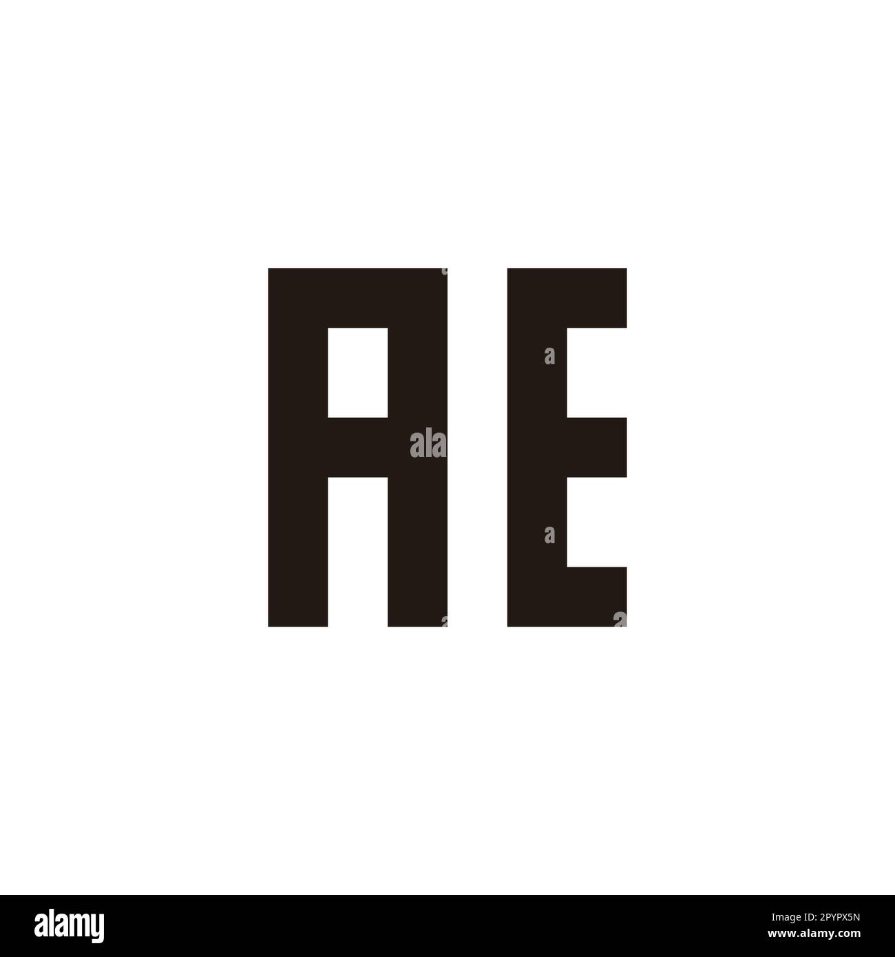 Letter AE square geometric symbol simple logo vector Stock Vector Image & Art - Alamy