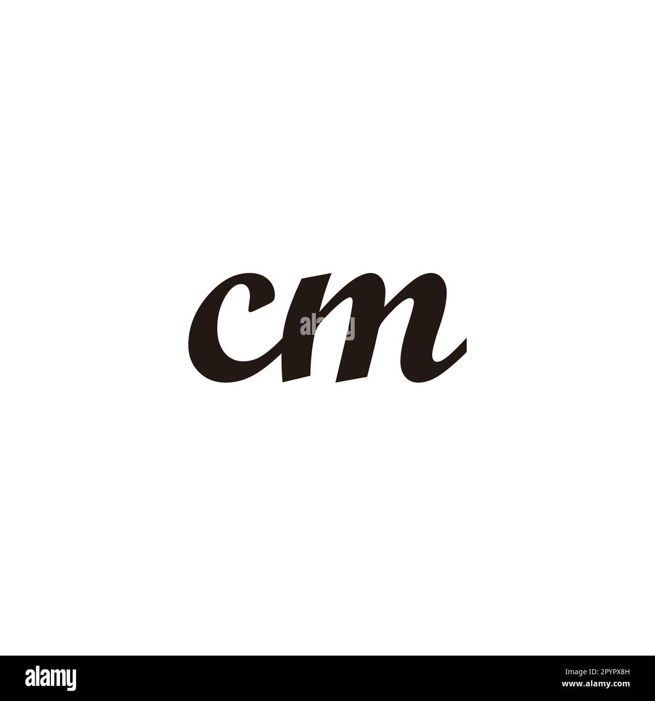 Letter cm connect geometric symbol simple logo vector Stock Vector ...