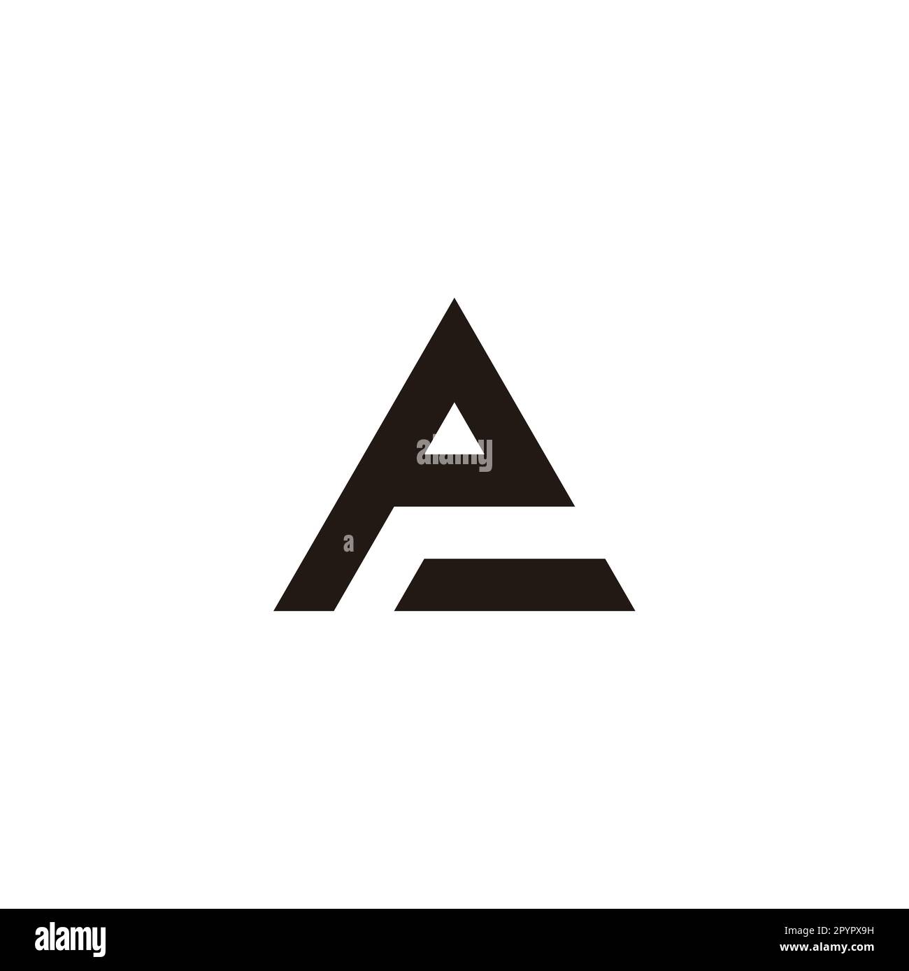 Letter pe ep p e triangle geometric symbol simple logo vector Stock Vector Image & Art - Alamy