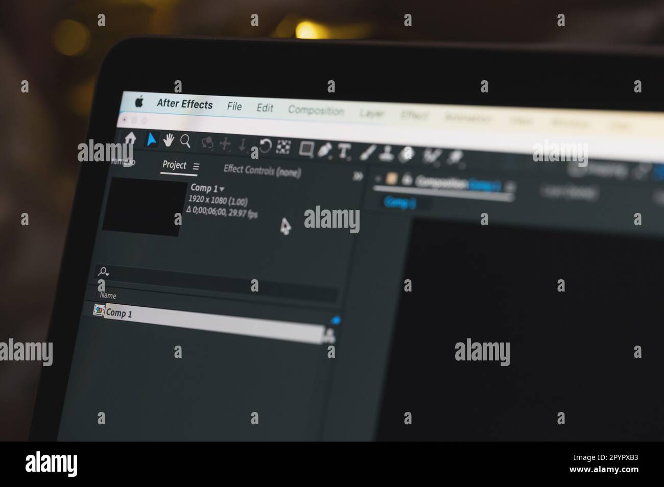 Close up adobe after effects hi-res stock photography and images - Alamy