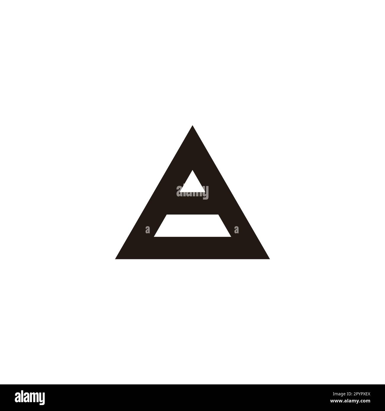 Number 8 triangle geometric symbol simple logo vector Stock Vector ...